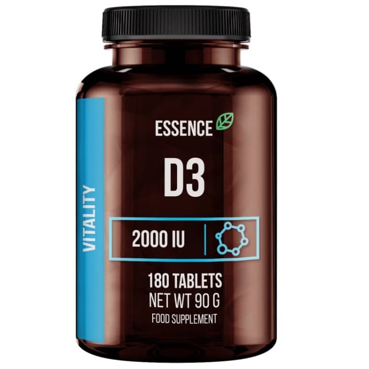 Buy Essence Nutrition - Vitamin D3 2000 IU - 180 Tablets at Eco Supplements
